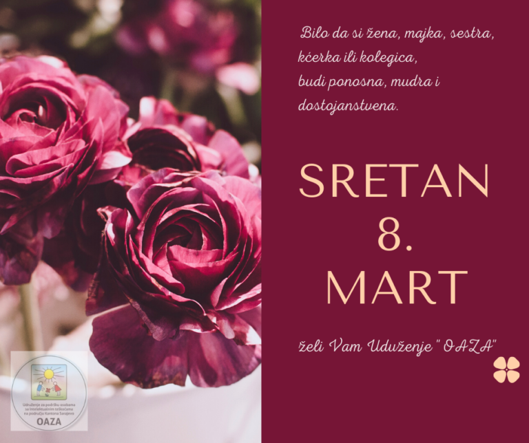 Pripadnicama ljepšeg spola sretan 8. mart